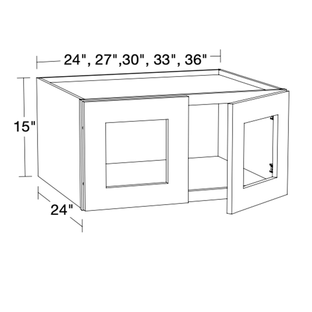 W302415PFG-GDO – Ideal Cabinetry
