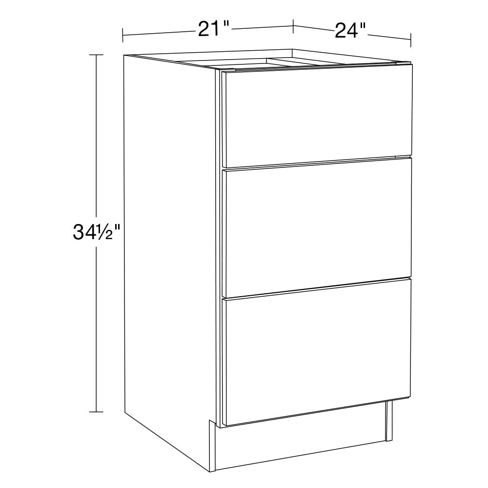 BD21-PPW – Ideal Cabinetry