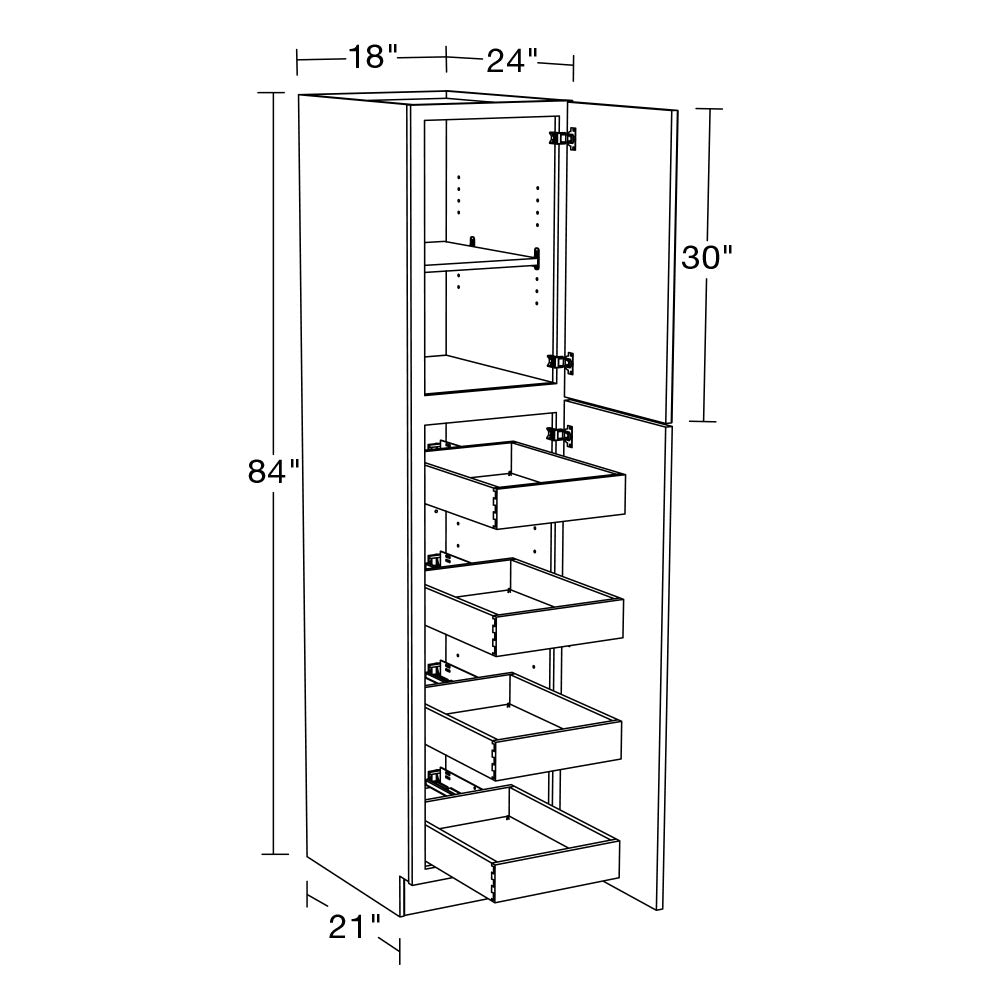 U182484R-4T-SVG – Ideal Cabinetry