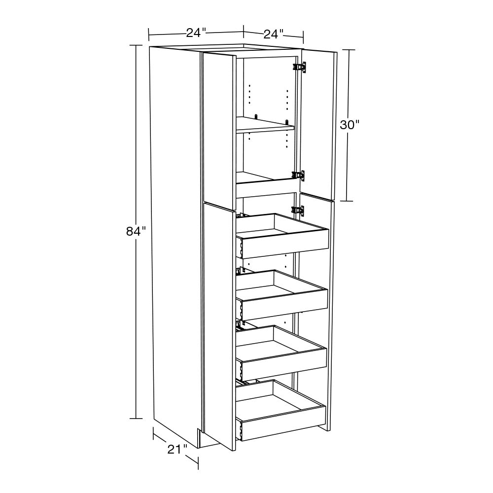 U242484-4T-SVG – Ideal Cabinetry