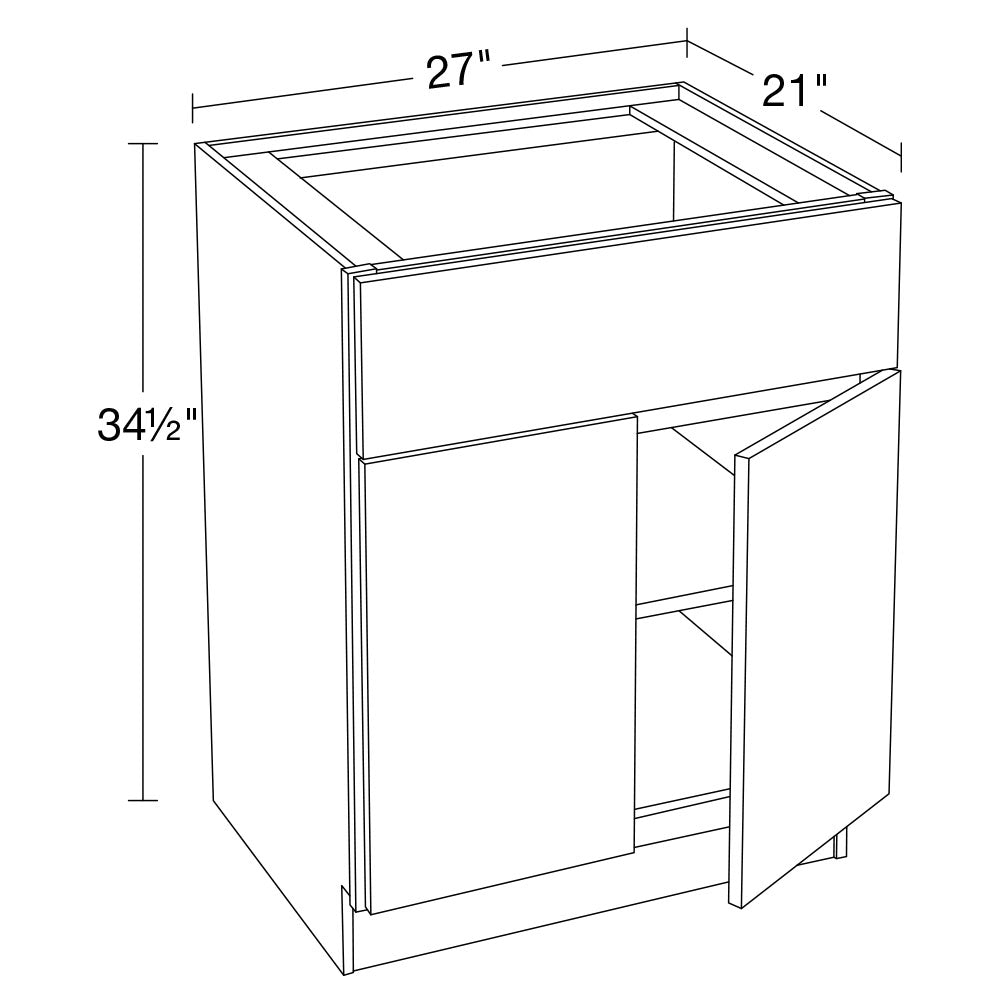 VB2721-LVG – Ideal Cabinetry