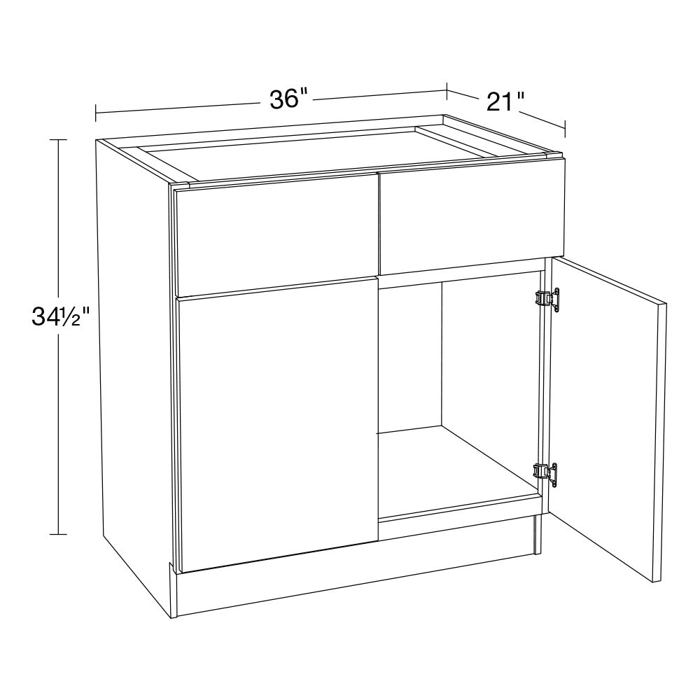VSB3621-LVG – Ideal Cabinetry