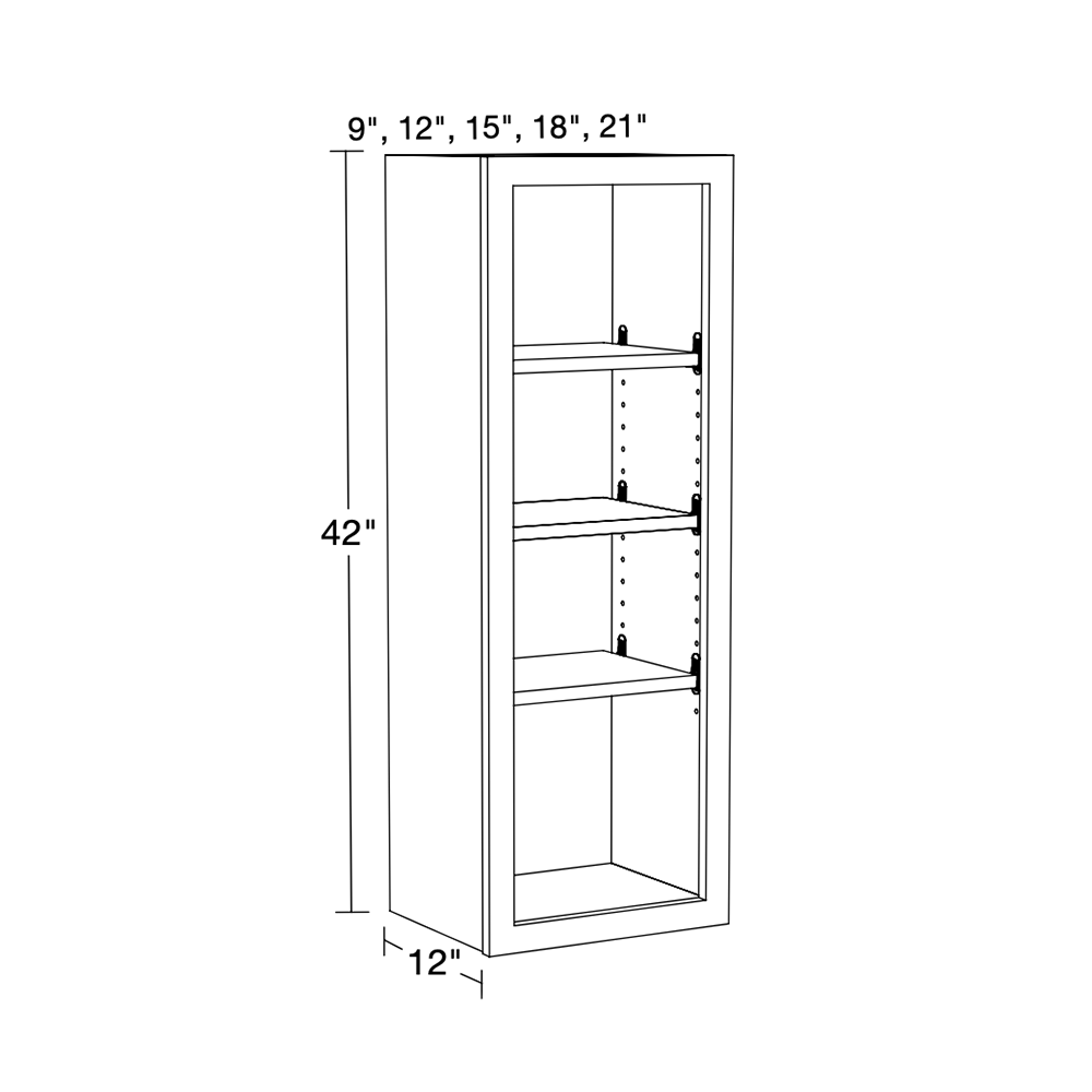 W0942ND-LVG – Ideal Cabinetry