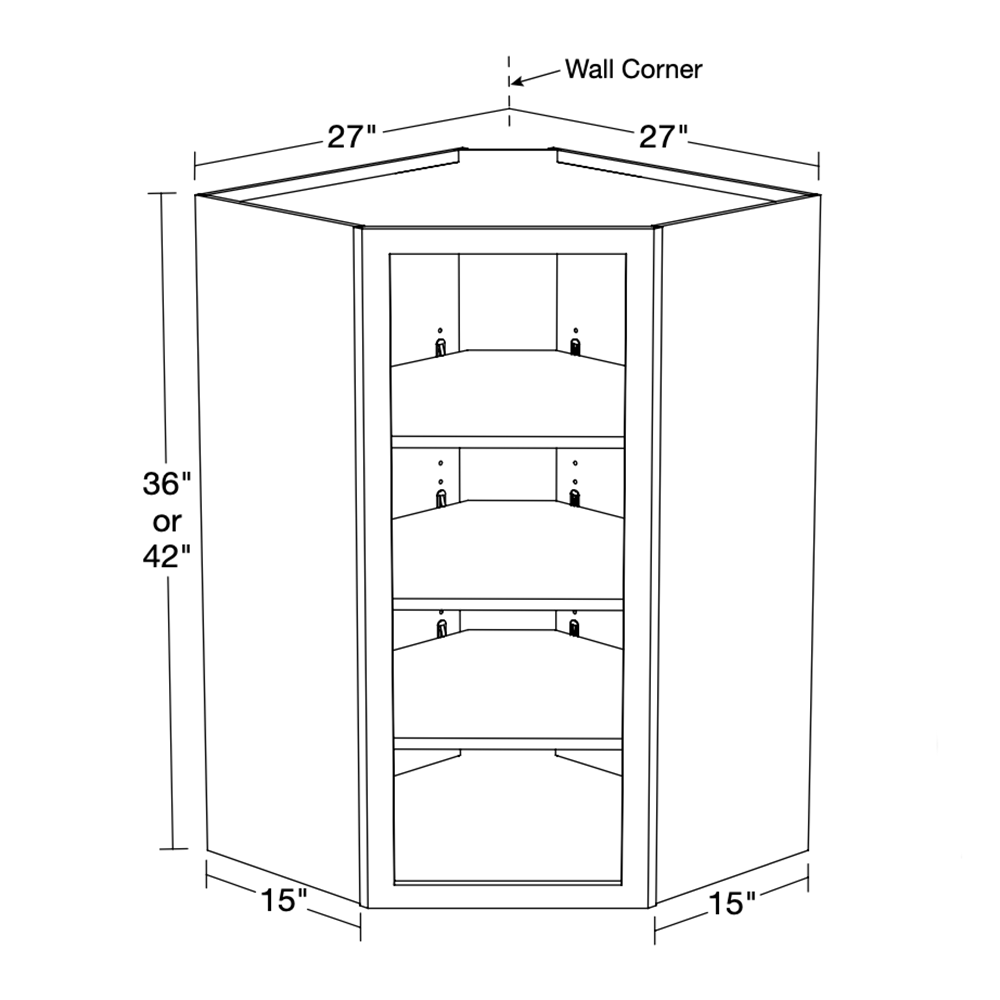 WA271542ND-LVG – Ideal Cabinetry