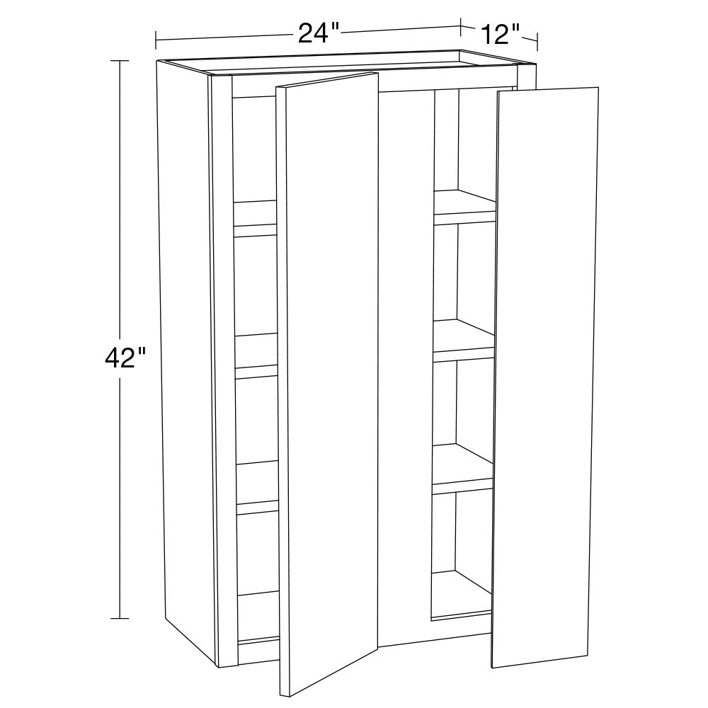 WBCU2742R-DPG – Ideal Cabinetry