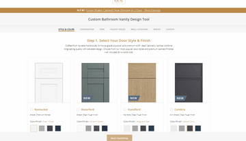 Custom Vanity Design Tool – Ideal Cabinetry